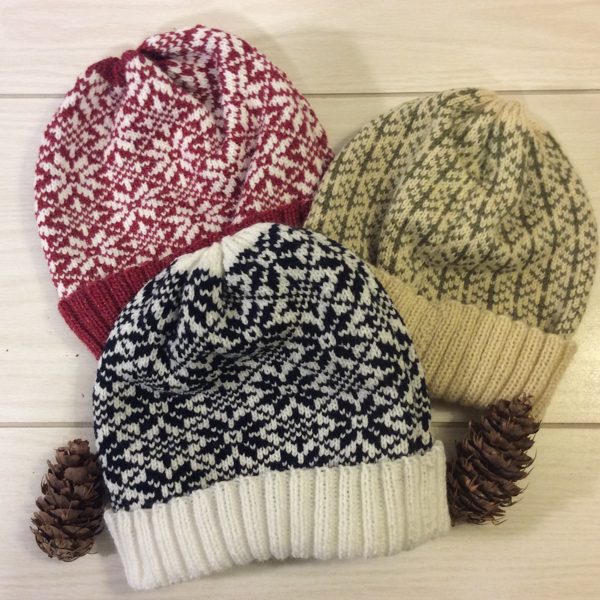 Pine Tree pattern knitted hat | Powcolors